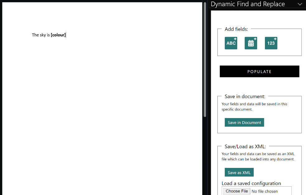 Dynamic Find And Replace For Word The Big Dot Company
